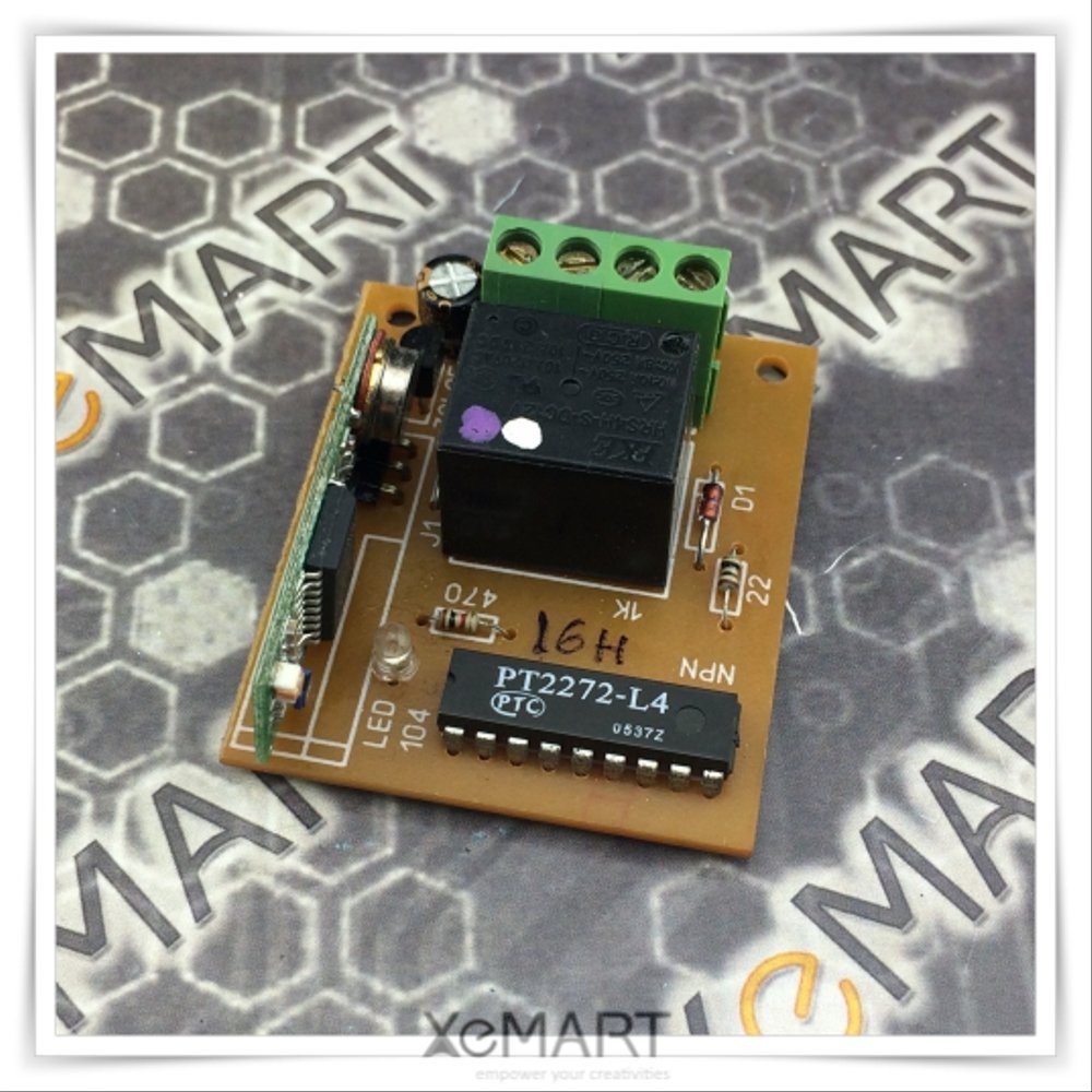 Jual RF Relay Switch 1Ch 12V With PT2272 Decoder 315MHz Himark | Shopee Indonesia