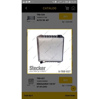 Jual radiator mobil rhinosaurus rinosaurus dyna rino 14B 115ps | Shopee ...
