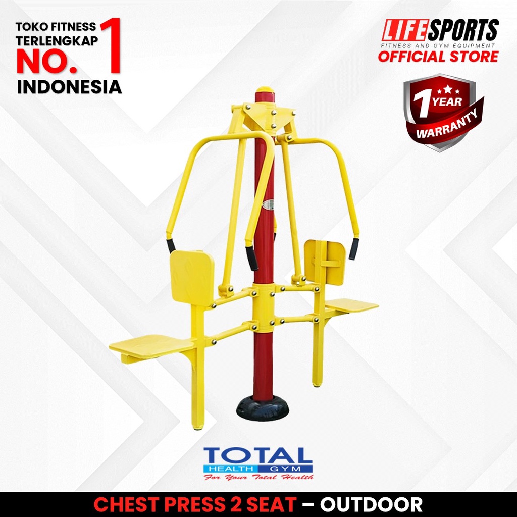 Jual TOTAL HEALTH GYM - New Alat Olahraga Latihan Angkat Beban Sport Fitness Outdoor Gym Lat ...