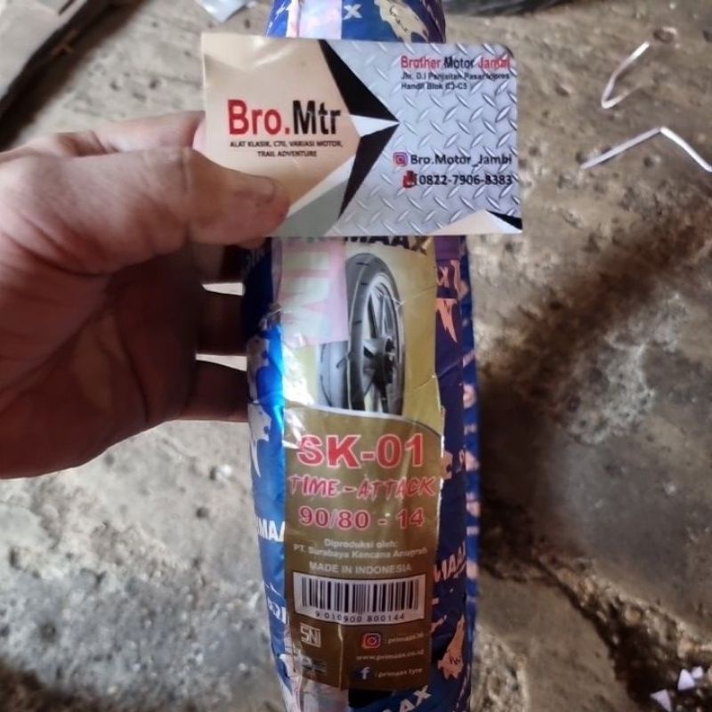 Jual ban primax primaax time attack sk01 90/80-14 | Shopee Indonesia