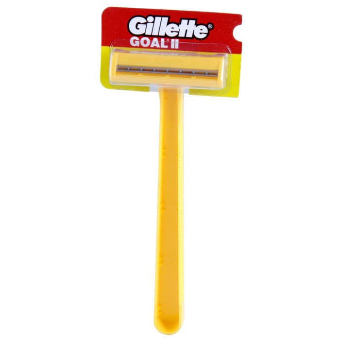 Jual Alat Cukur Gillette Goal II Kuning ORIGINAL | Shopee Indonesia