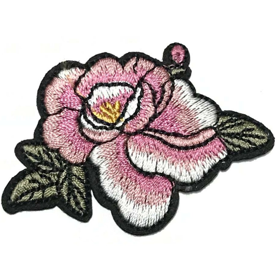 Jual PATCH ROSE FLOWER / EMBLEM BORDIR BUNGA MAWAR | Shopee Indonesia