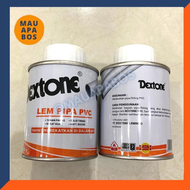 Jual Dextone Lem pipa pvc kaleng 150 gram | Shopee Indonesia