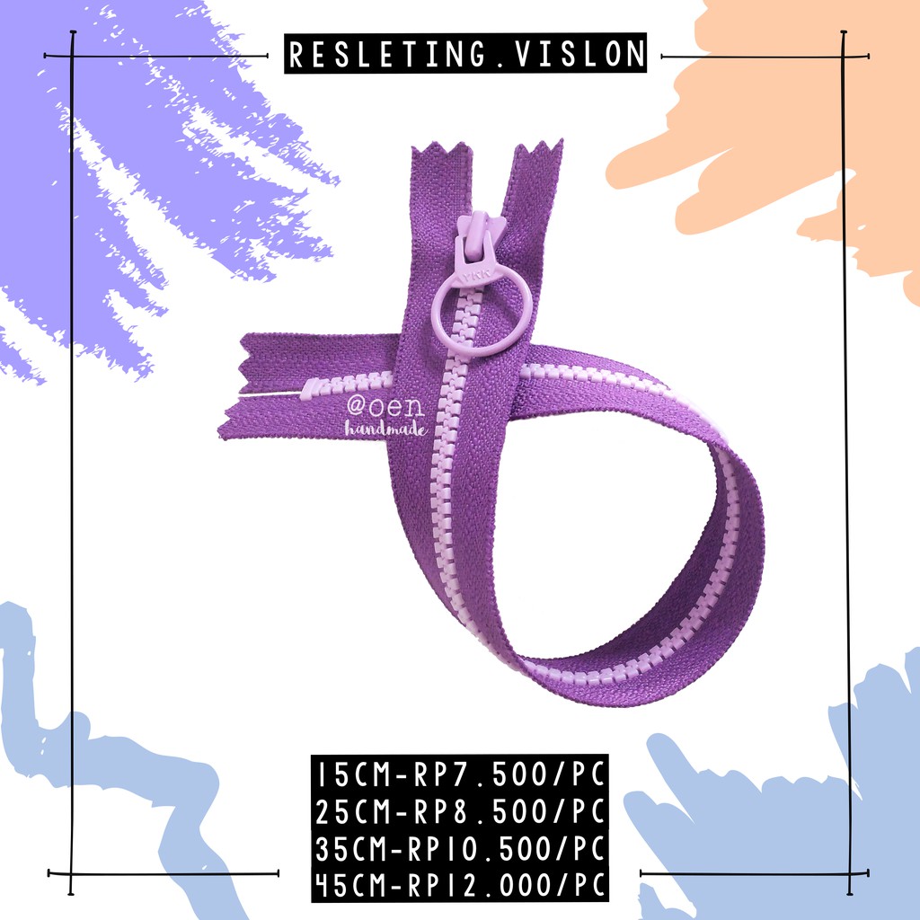 Jual Resleting Vislon YKK 35cm | Shopee Indonesia