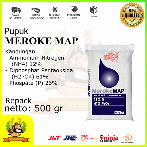 Jual Pupuk meroke MAP 500 gr - pupuk makro majemuk NP | Shopee Indonesia