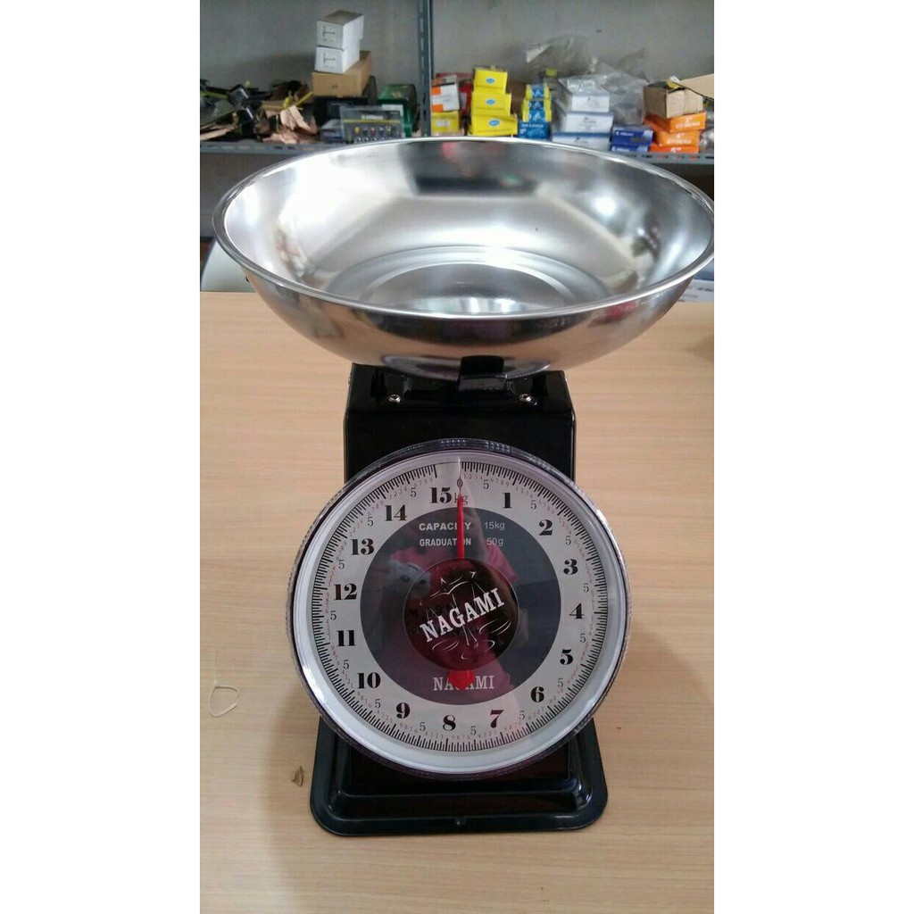 Jual Timbangan Analog (Dial Spring Scale) NAGAMI 15 KG | Shopee Indonesia