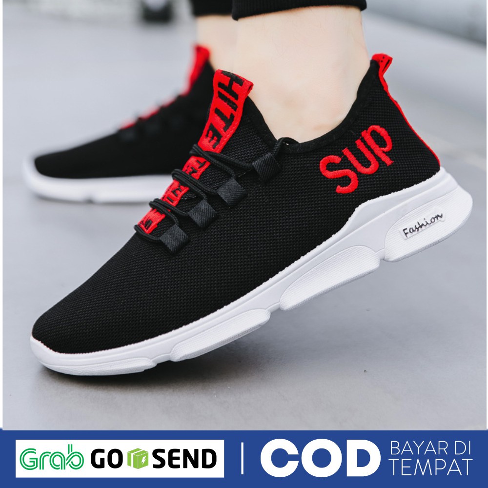 Jual Highland Sepatu Pria Olahraga Running shoes Santai Fashion Sepatu Kerja Kuliah Sekolah ...