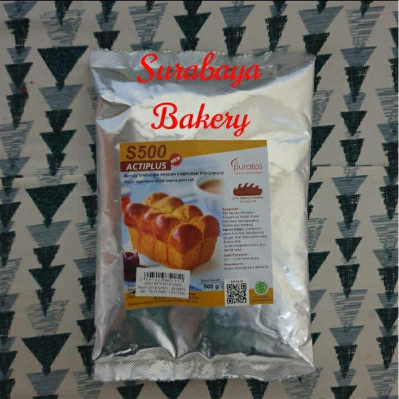 Jual Bread Improver/Pengembang Roti Puratos S500 Actiplus 500gr ...