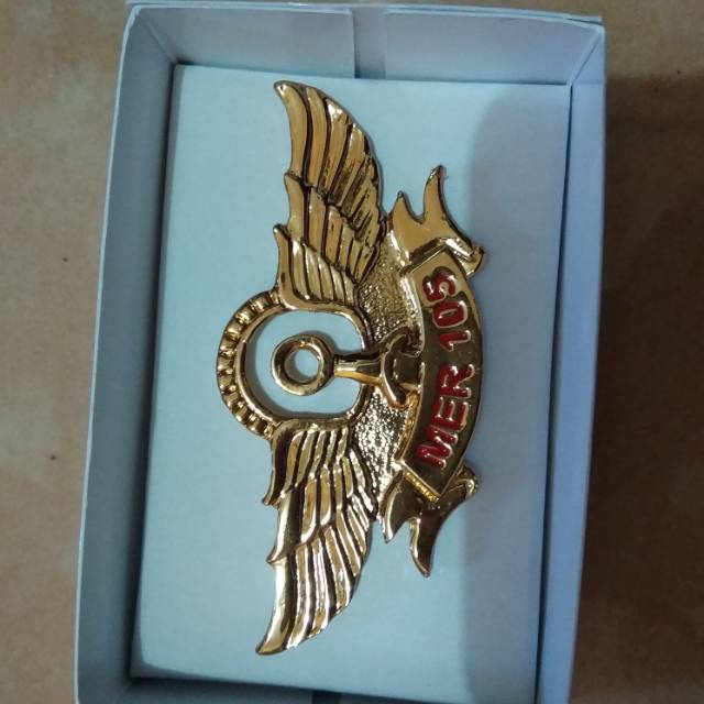 Jual brevet wing pin pdh armed meriam mer 105 tni ad | Shopee Indonesia