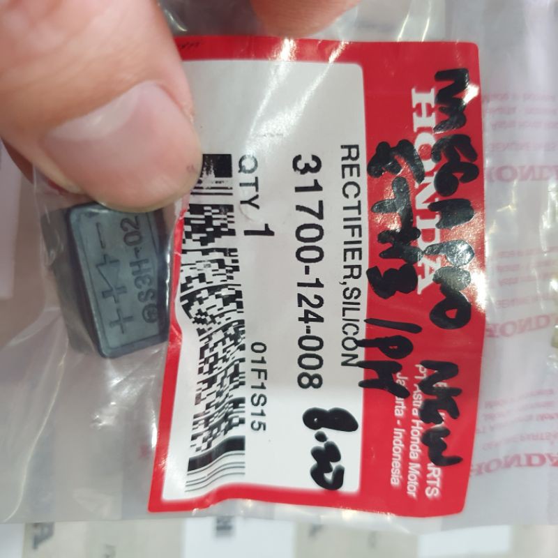 Jual rectifier silikon megapro monoshock verza cb150 original honda ahm ...