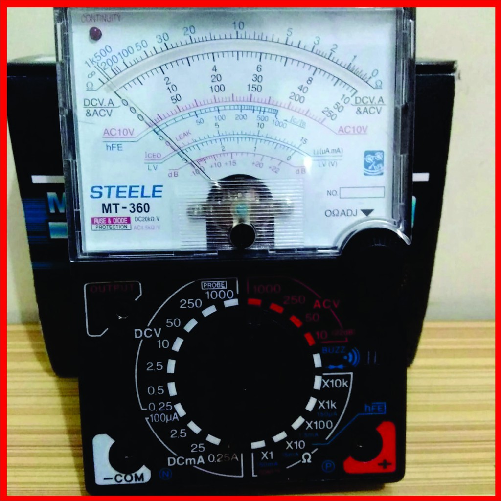 Jual Multitester Avometer Steele MT360 | Shopee Indonesia