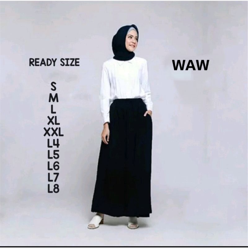 Jual ROK KERJA MODEL A LINE MAXI SIZE S - L15 [PREMIUM QUALITY ...