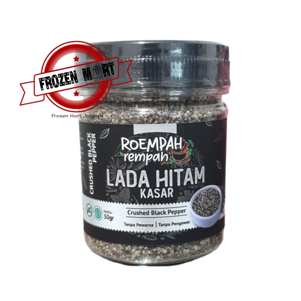 Jual ROEMPAH REMPAH Lada Hitam Kasar / Merica / Crushed Black Pepper ...