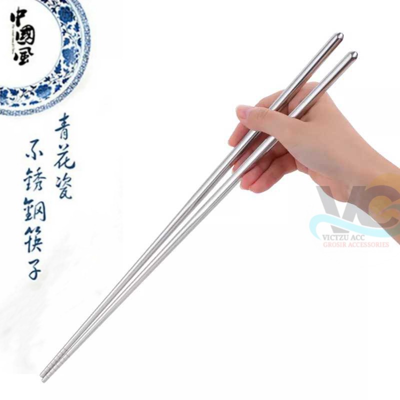 Jual Sumpit Stainless Steel Sumpit Makan Stainless Simpel dan Elegan ...