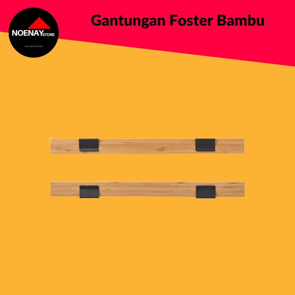 Jual Gantungan Poster Tempat Bingkai Bambu, 40 cm | Shopee Indonesia