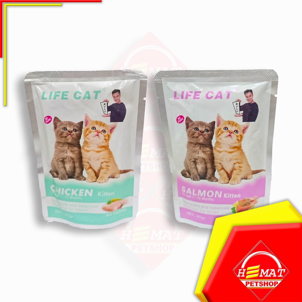 Jual Life Cat kitten 85 Gram / Wet Food 85 Gram / makanan kucing kitten ...