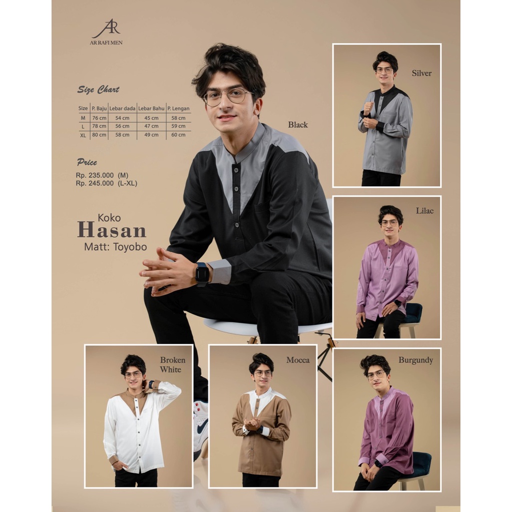 Jual KOKO HASAN || BY HIJAB AR RAFI OFFICIAL PUSAT | Shopee Indonesia