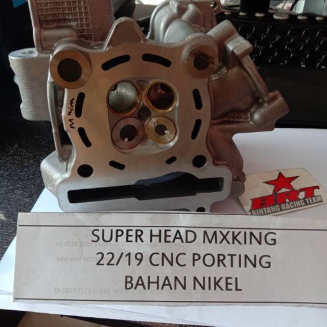 Jual Super head brt yamaha mx king uk 22 19 bahan nikel bronze cnc porting | Shopee Indonesia
