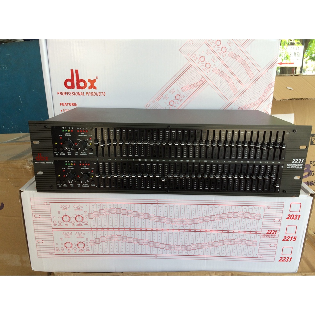 Jual Equalizer DBX2231 DBX 2231 Grade A 2 x 31 Channel Dual Channel Equalizer DBX Graphic 3U Ori ...