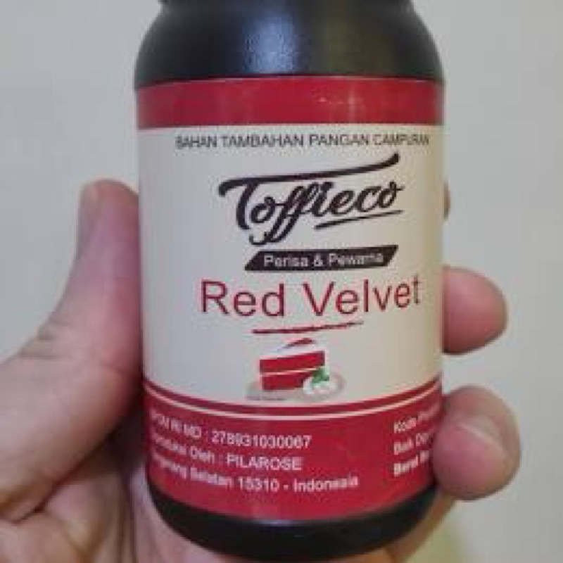 Jual Toffieco Pasta Red Velvet 100gram | Shopee Indonesia