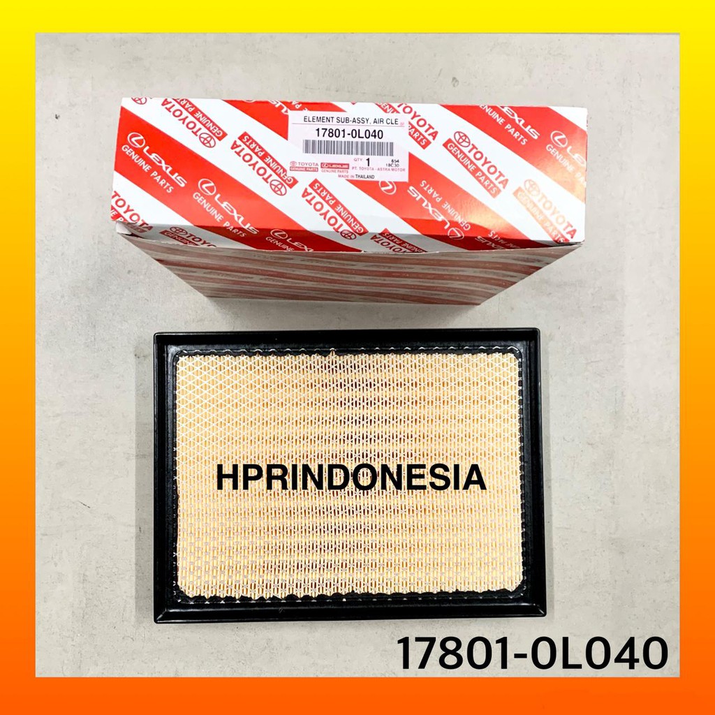 Jual Air Filter Saringan Udara 17801-0L040 Toyota Fortuner VRZ SRZ 2015 ...