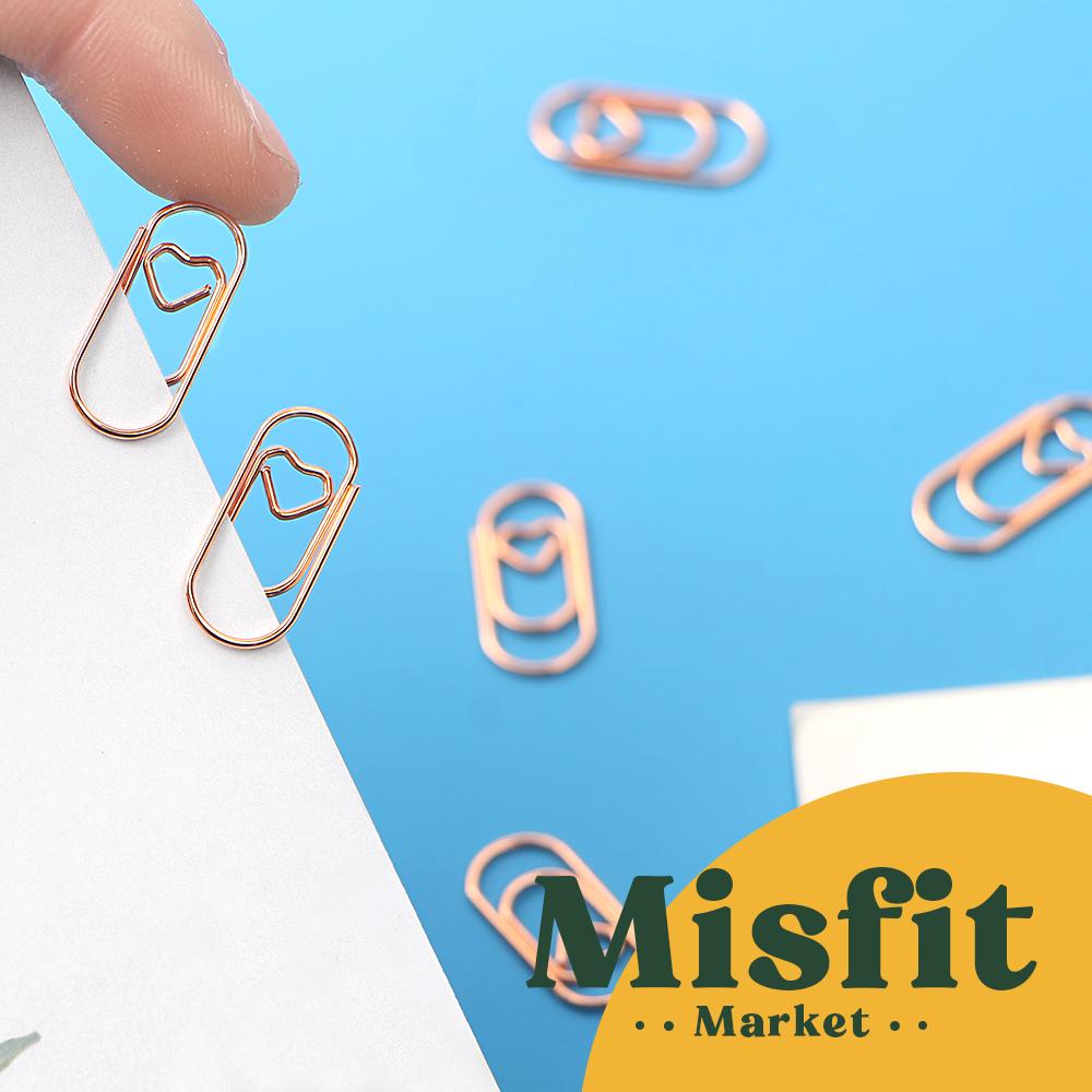 Jual Heart Shaped Paper Clip 20 mm (50 pcs) Klip Kertas bentuk Hati ...