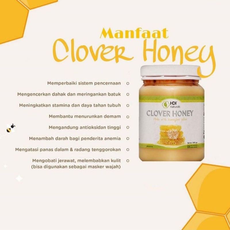 Jual CLOVER HONEY HDI 1kg | Shopee Indonesia
