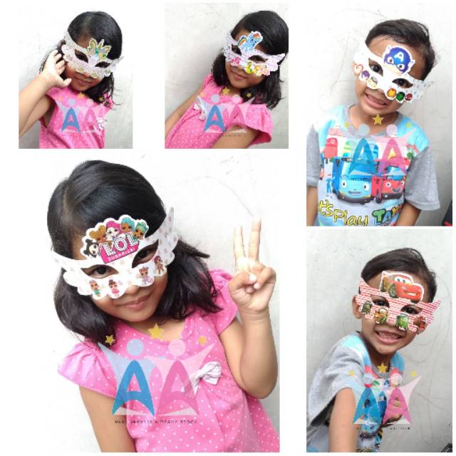 Jual Topeng Pesta Anak Ulang Tahun Little Pony Princess Hello Kitty ...