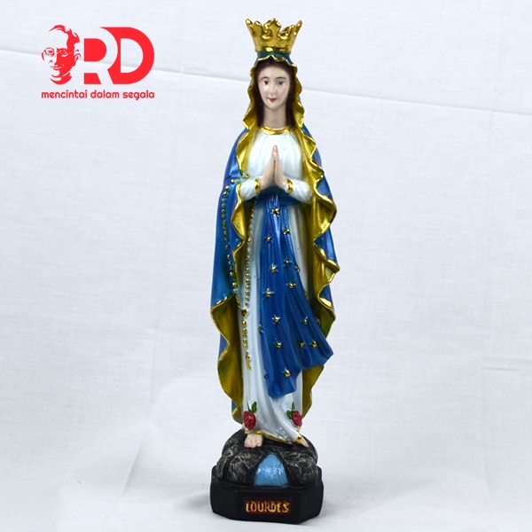 Jual Patung Doa Devosi Maria Lourdes Mahkota 30 cm (S) | Shopee Indonesia