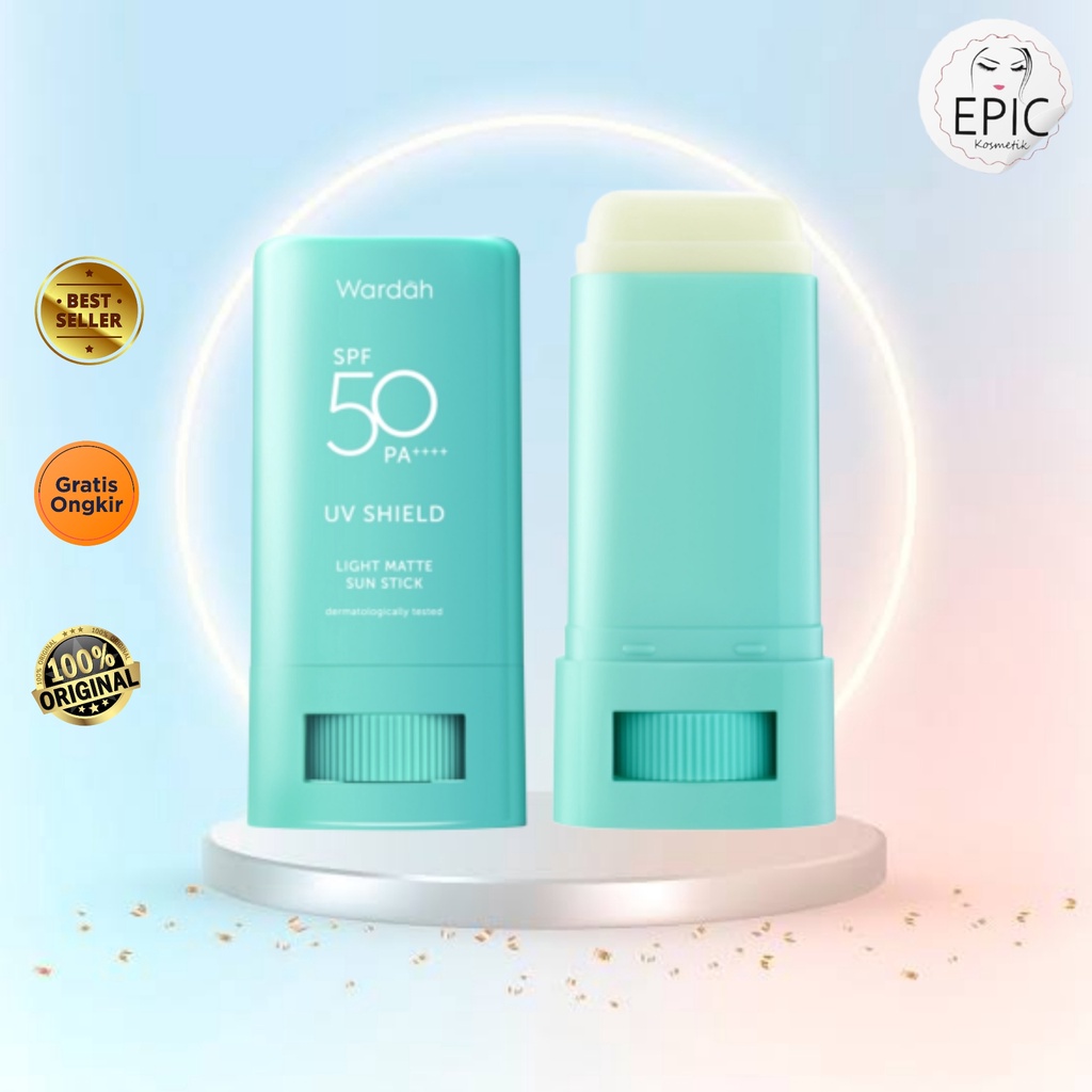 Jual Wardah UV Shield Light Matte Sun Stick SPF 50 PA +++ 22 gr ...