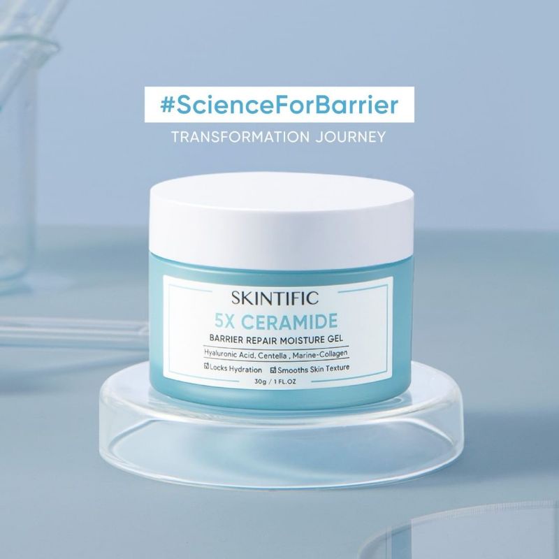 Jual SKINTIFIC 5X CERAMIDE BARIER REPAIR MOISTURE GEL 30g BPOM | Shopee ...