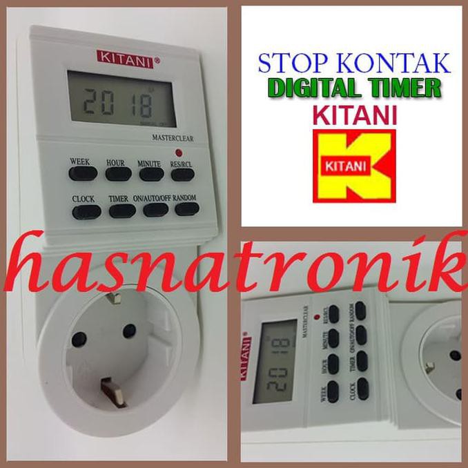 Jual Timer Digital / Saklar ON-OFF Otomatis " Kitani " | Shopee Indonesia