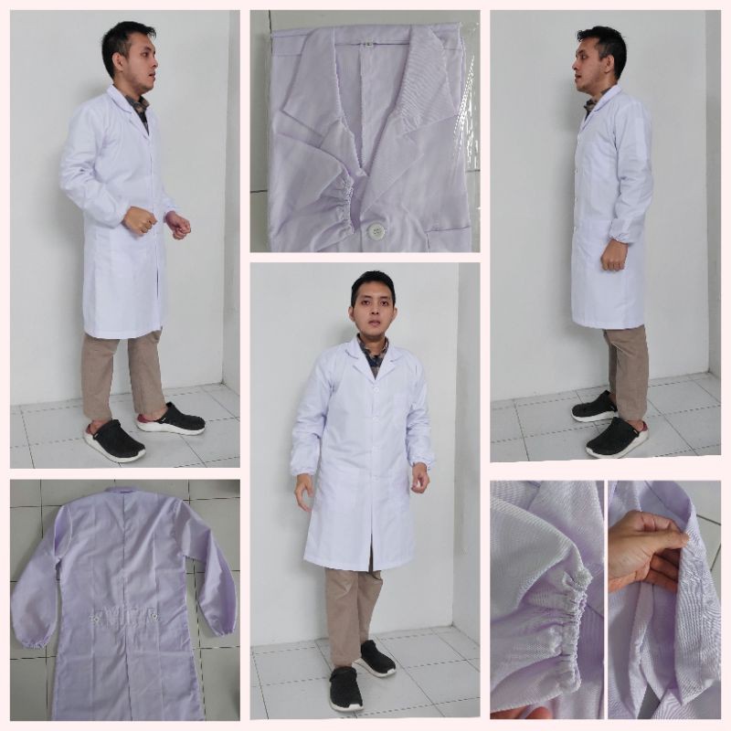 Jual jas lab / jas laboratorium oxford 100% asli | Shopee Indonesia