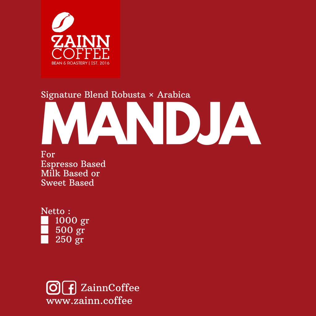 Jual //MANDJA House Blend / Espresso Based Kopi Susu Vietnam Drip roast ...