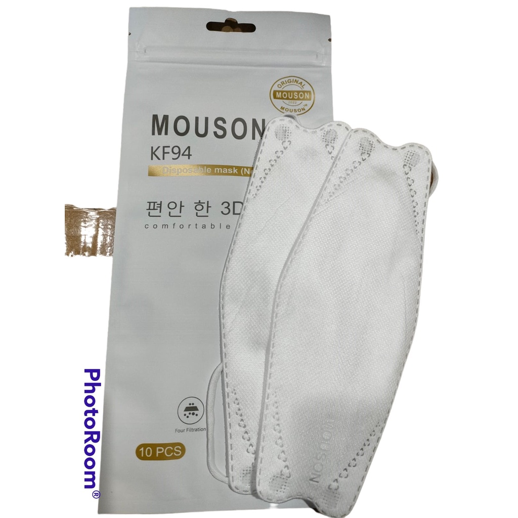 Jual Mouson KF94 - Masker White Senada 4ply Masker sekali pakai 4 Ply ...