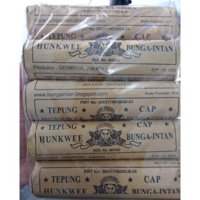 Jual Tepung hun kwee cap bunga-intan isi 100gr | Shopee Indonesia