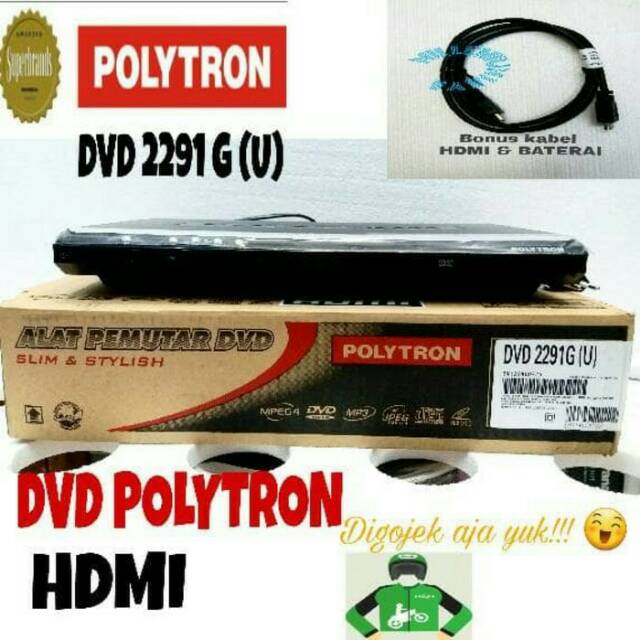 Jual DVD PLAYER POLYTRON 2291 G (U) | Shopee Indonesia