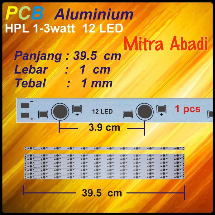 Jual Long Aluminium PCB HPL 12 Watt/Papan PCB Aluminium HPL 12 Watt 39 ...
