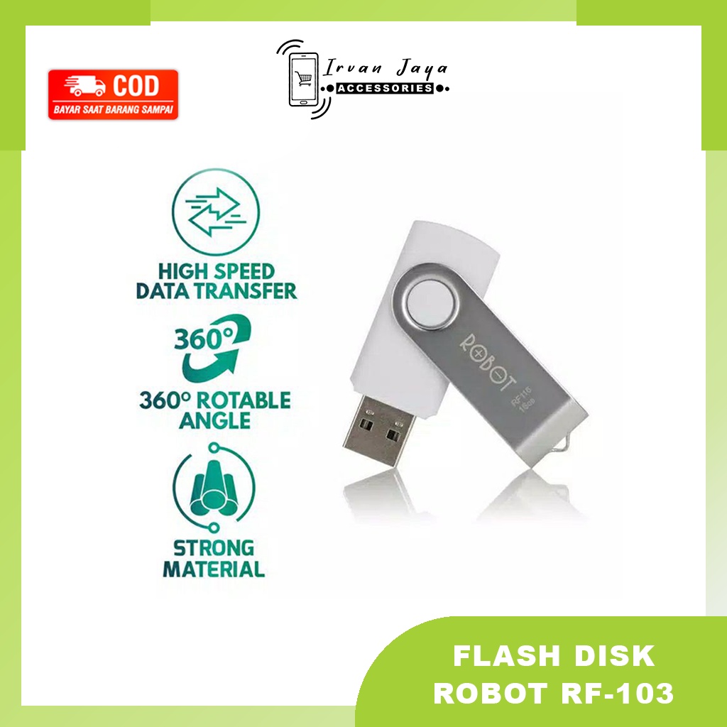 Jual Flashdisk 8GB Original Robot RF-103 Real Kapasitas | Shopee Indonesia