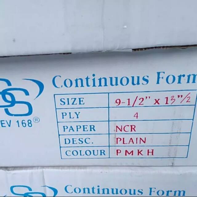 Jual Kertas continuous Form 9 1/2 x 13 3 ply | Shopee Indonesia