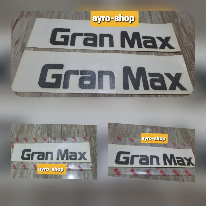 Jual Sticker Stiker Mobil Daihatsu Gran Max Granmax Original 1 set ...