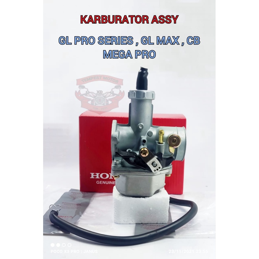 Jual KARBURATOR HONDA GL PRO GL MAX CB 100 KUALITAS ORIGINAL HONDA GLPRO LANGSAM STABIL TIDAK ...