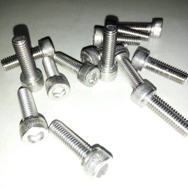 Jual Baut L M6 x 20 (2cm) stainless 304 THE A2-70 | Shopee Indonesia