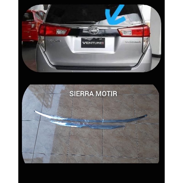 Jual Garnish Lis Chrome Kaca Pintu Bagasi Innova Venturer P5405-OKA04 ...