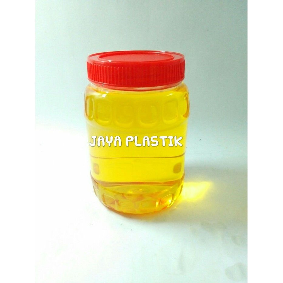 Jual jual TOPLES / BOTOL / JAR PLASTIK 1000ML BULAT - JA1000R sni ...