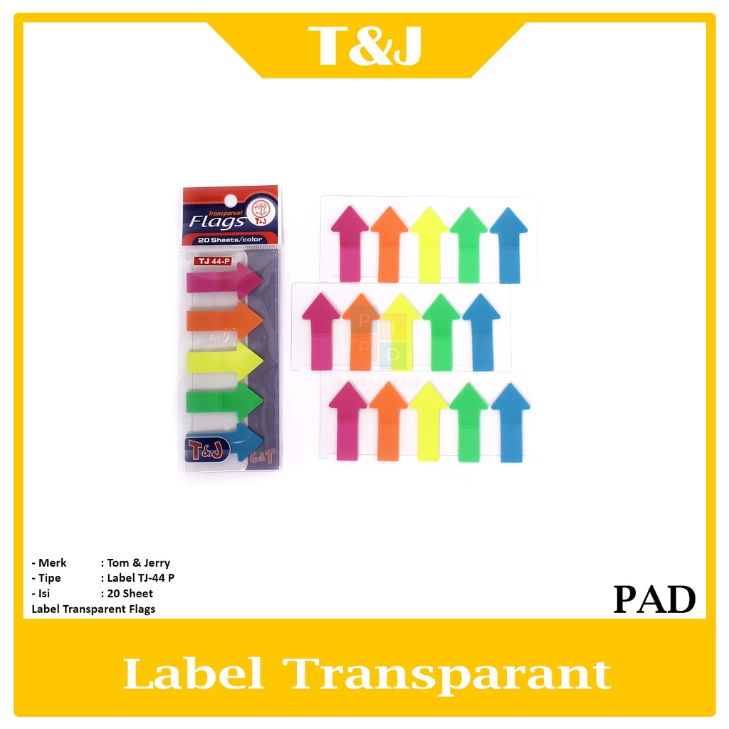 Jual Tom & Jerry Label Flags Transparent TJ 44-P - Pad | Shopee Indonesia