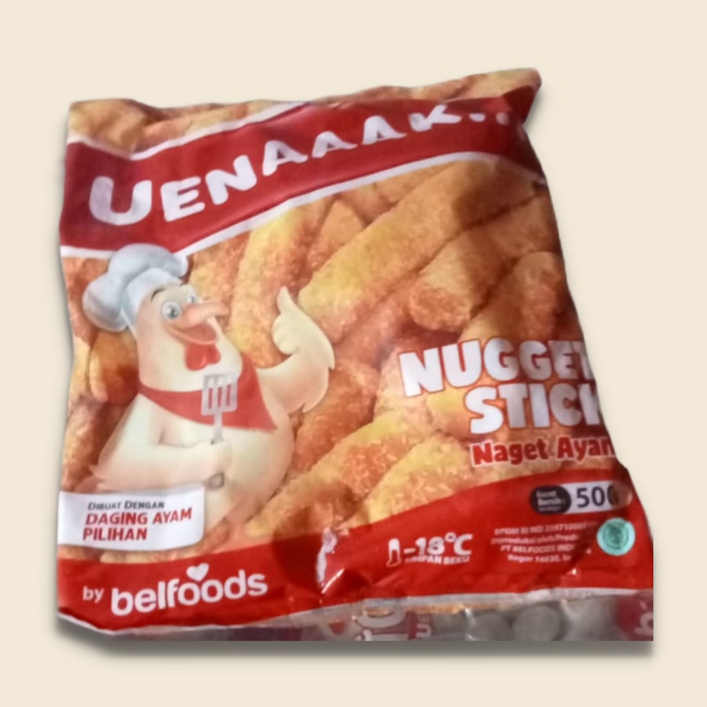Jual Belfoods Uenaaak Chicken Stick 500 gr Frozen Food Murah | Naget ...