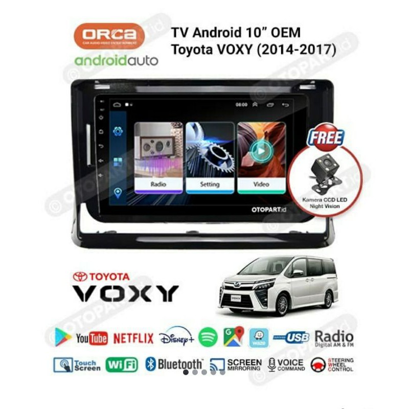 Jual Head unit oem voxy - tv android toyota voxy - tv android orca ...