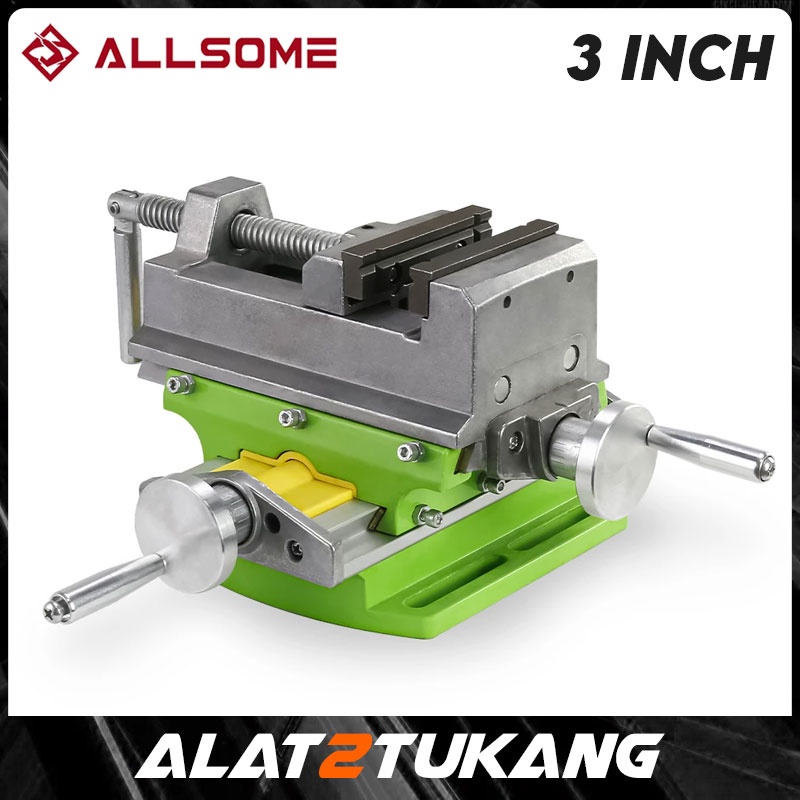 Jual Ragum Catok 3 Inchi Silang Geser 4 Arah 3" Tanggem Vise Cross ...