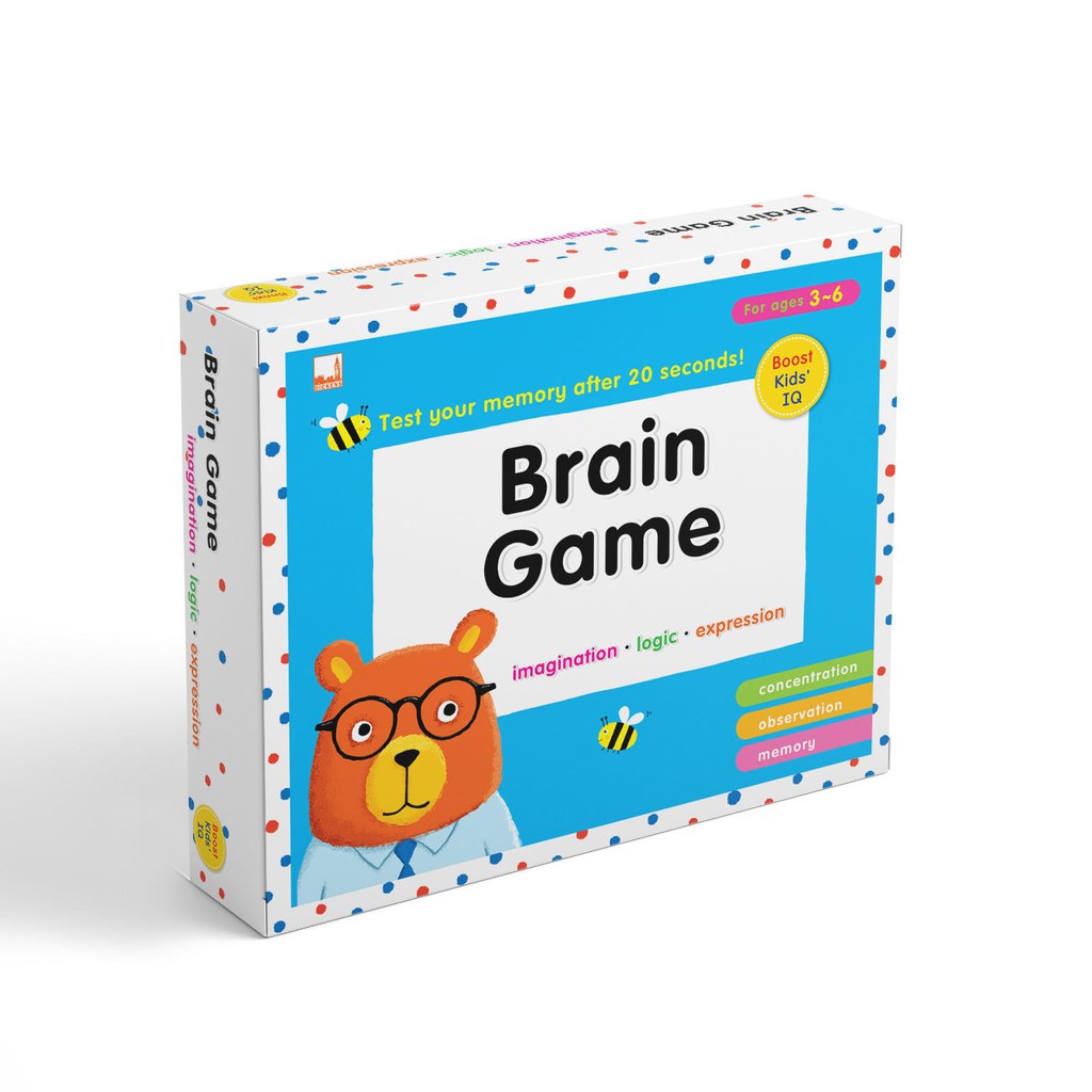 Jual Mainan Balita/PAUD : Brain Game - Imagination, Logic, Expression ...